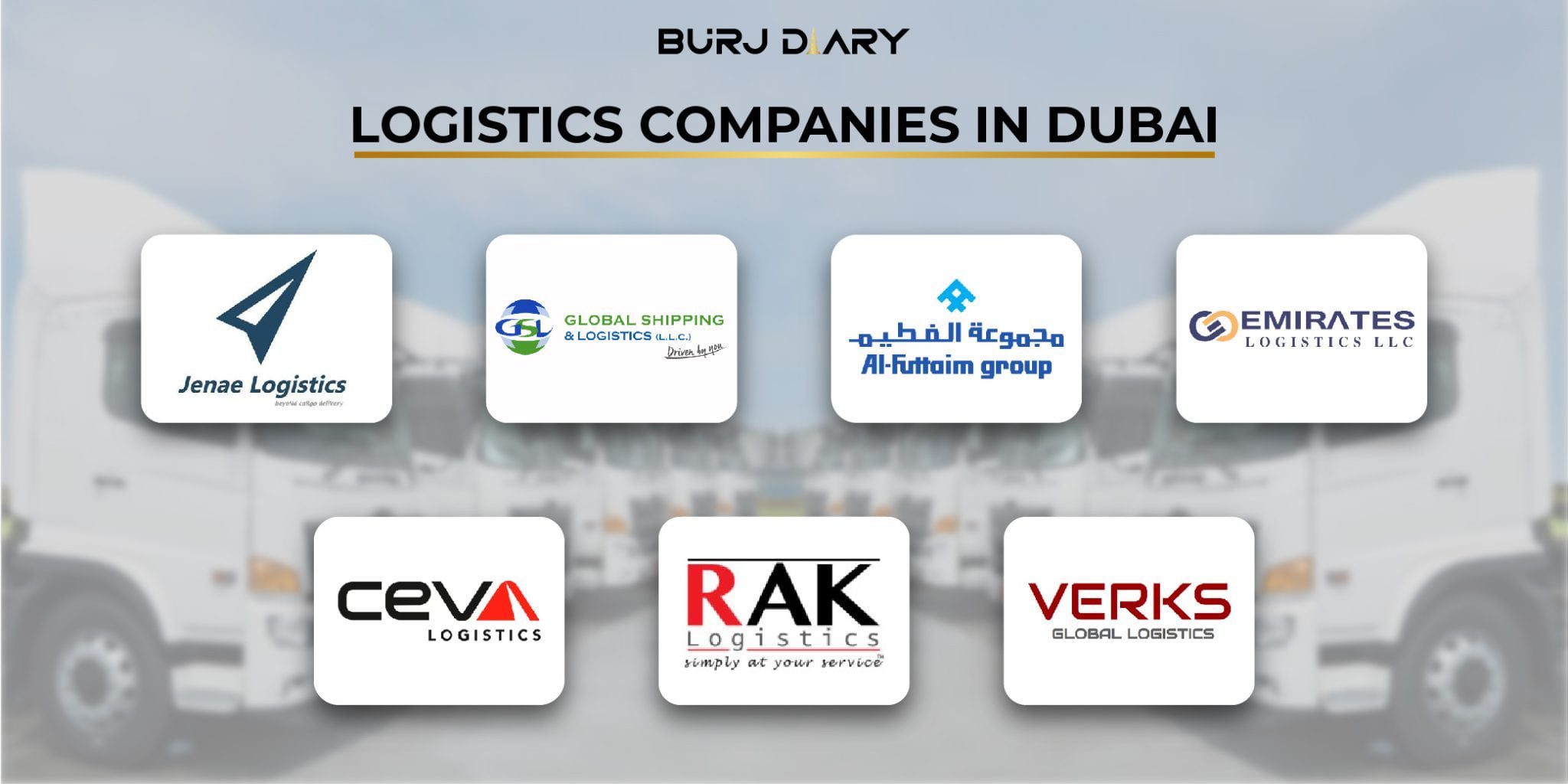 Transport Companies in Dubai: UAE 2025 - Logistics, Courier - Burj Diary