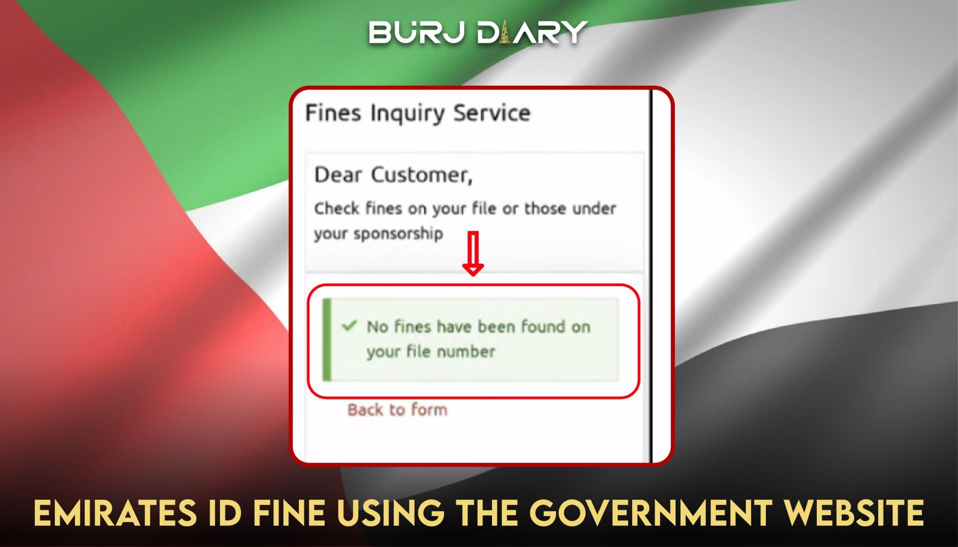 Emirates ID Fine Check Simple Guide 2025