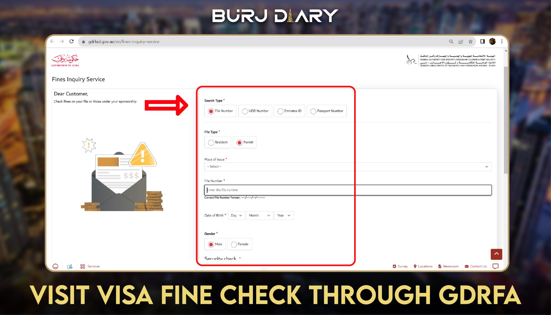 Visit Visa Fine Check: How to Check Overstay Fine in UAE