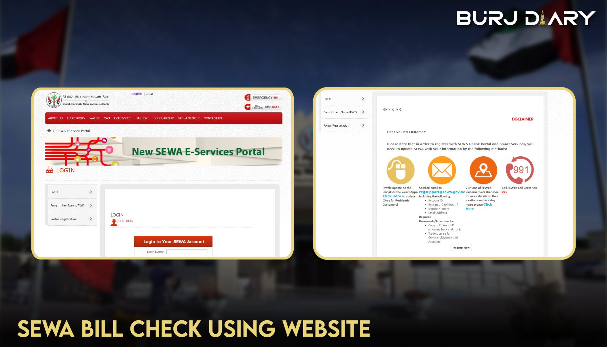 SEWA Bill Check: How to Check and Pay Online - Burj Diary