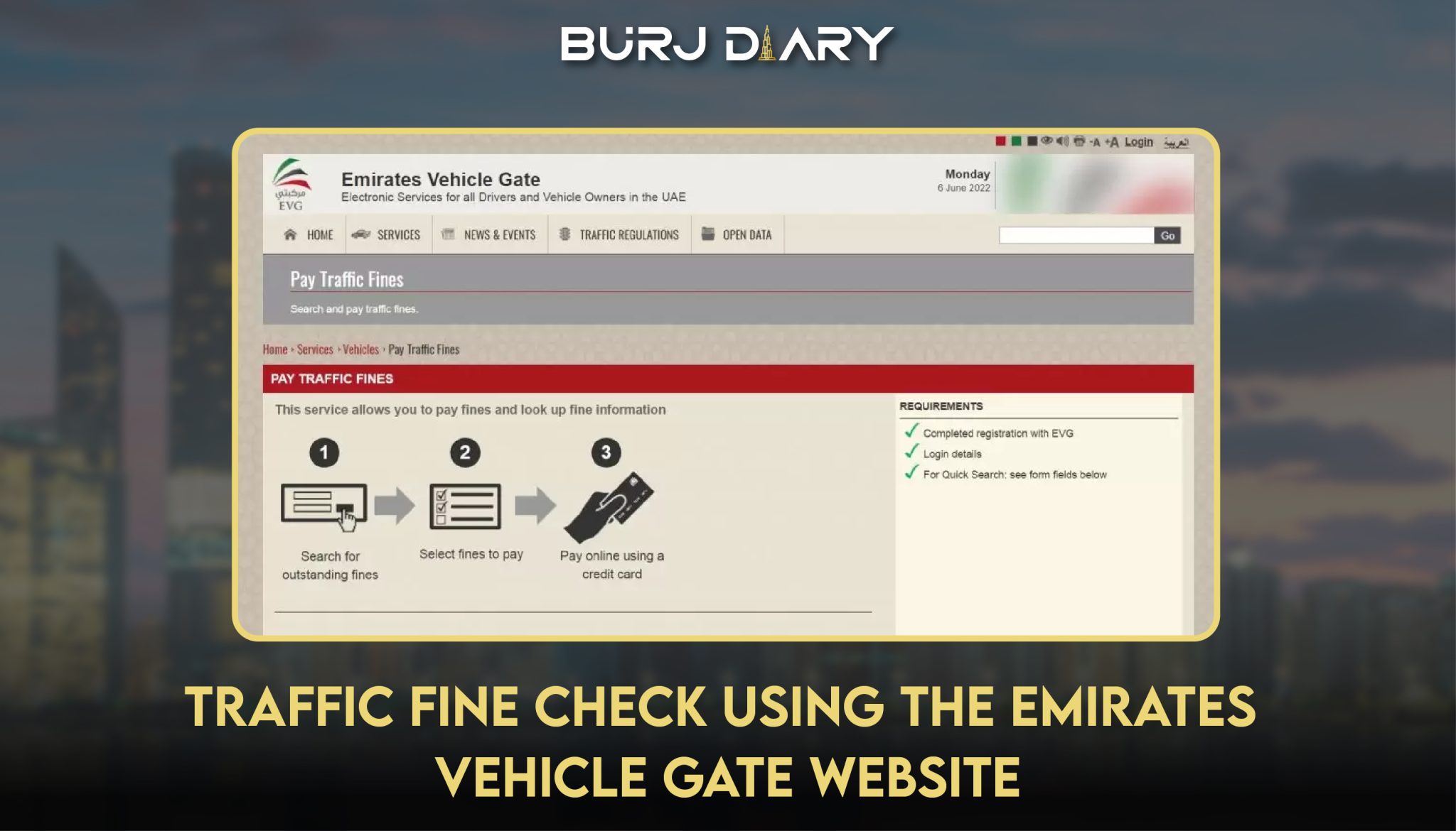 Abu Dhabi Traffic Fine Check Online: 5 Quick Payment Methods - Burj Diary