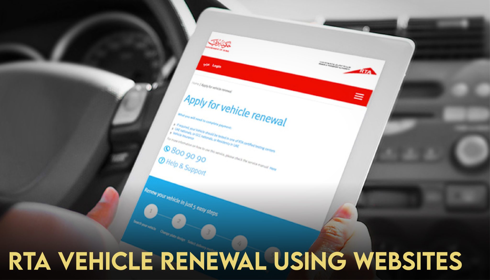 How to Apply for RTA Vehicle Renewal Online in 2025 - Burj Diary